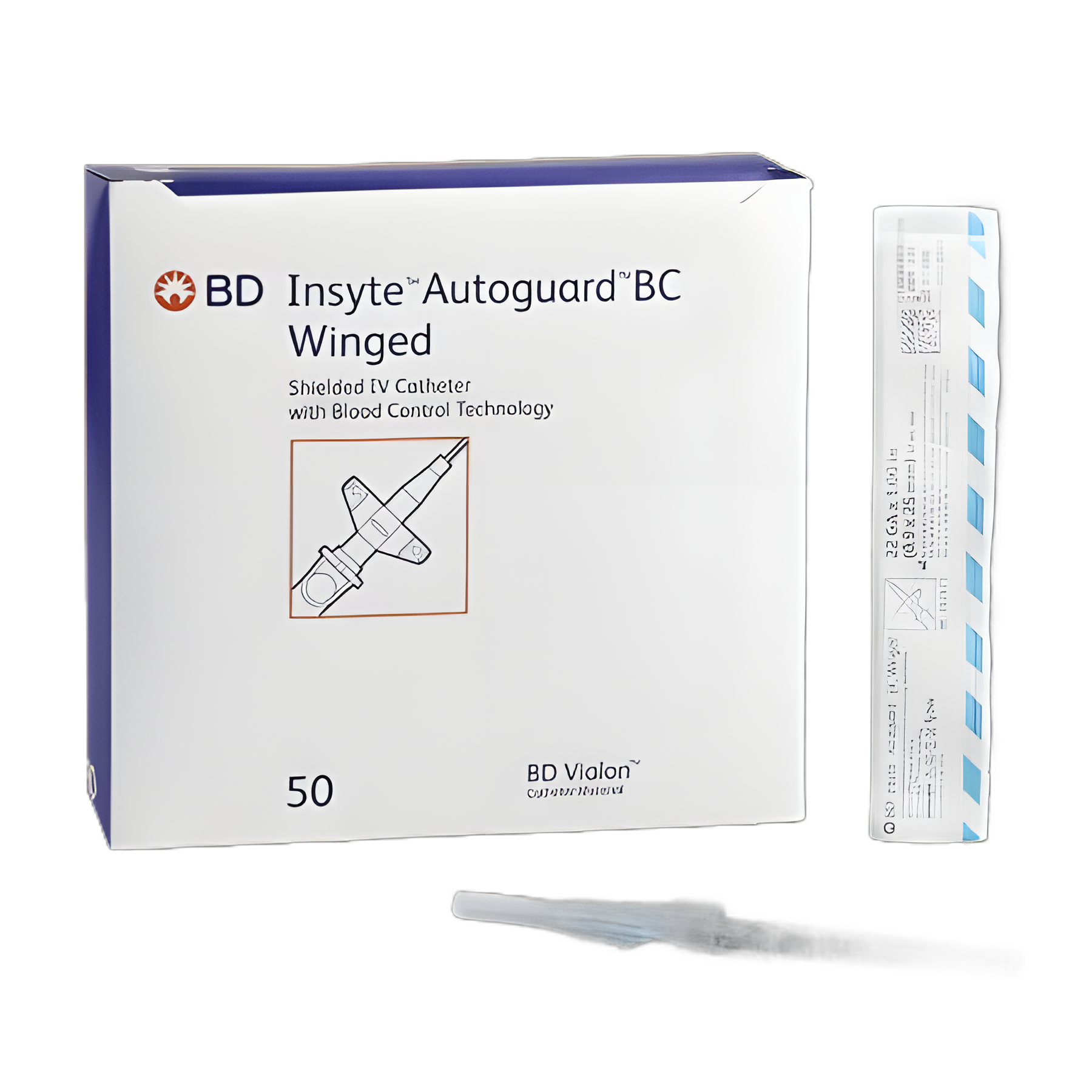 Peripheral IV Catheter Insyte™ Autoguard™ BC 22 Gauge 1 Inch Button ...