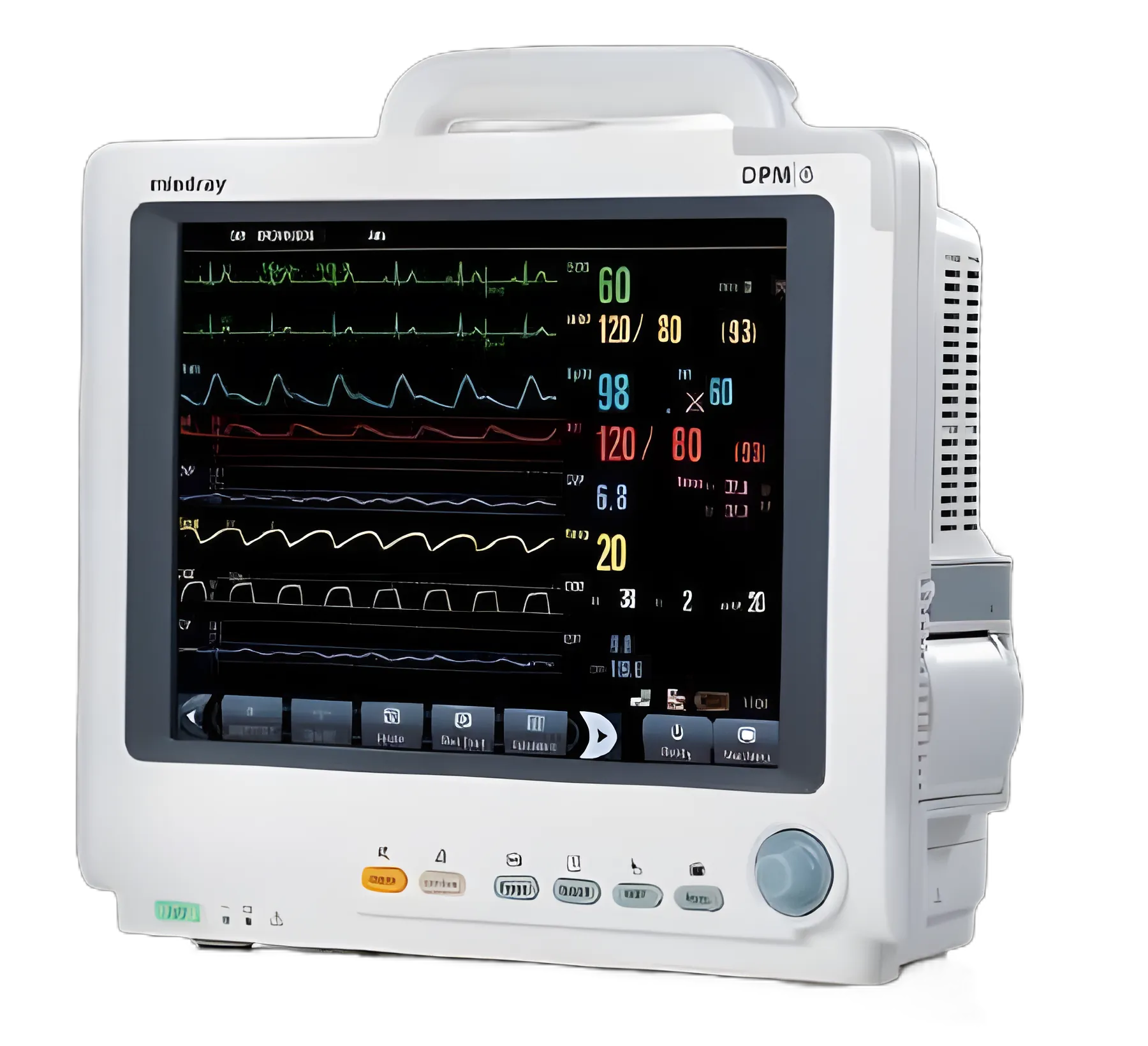 Refurbished Patient Monitor Mindray Monitoring ECG, NIBP, SpO2 Battery ...